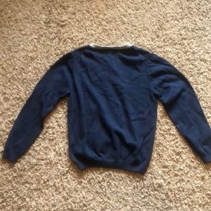 Mini Boden | Shirts & Tops | Mini Boden Knit Vneck Sweater Bluegray 78 ...